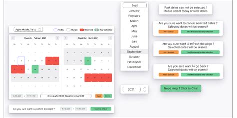 Date Picker Component UI Figma