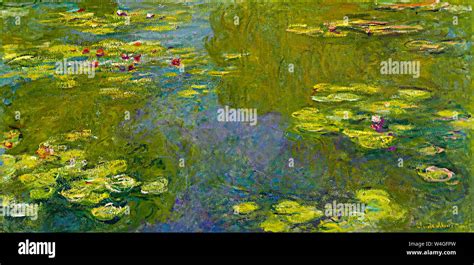 Claude Monet le bassin aux nymphéas peinture impressionniste 1919