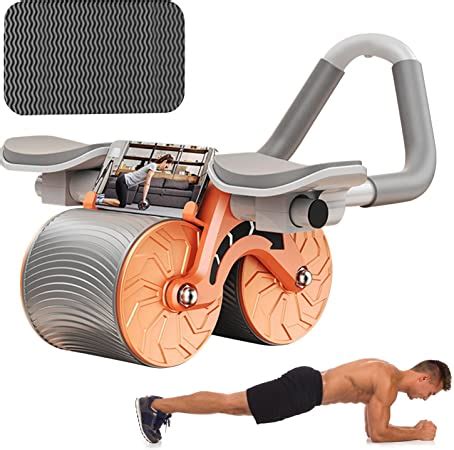 Automatic Rebound Abdominal Roller With Elbow Support Ab Roller For
