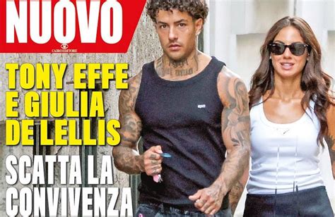 Giulia De Lellis e Tony Effe convivono Lui ha già le chiavi il