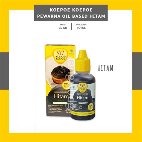 Jual PEWARNA MAKANAN KOEPOE KOEPOE OIL BASE 30ML KUPU KUPU PEWARNA