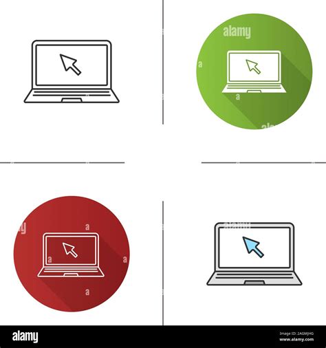 Icono del ordenador portátil Equipo La navegación por Internet