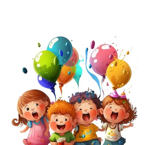 Feliz Dia Das Crianças Desenho Animado Tom Colorido PNG Feliz Dia Das