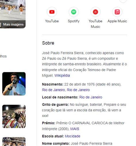 Espaço Aberto Zé Paulo é o novo intérprete da Mocidade Galeria do
