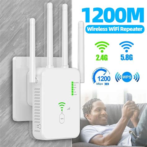 R P Teur WiFi Sans Fil 1200M Extension Longue Port E R P Teur De Signal