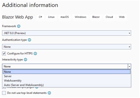 Render Mode For Server WebAssembly Blazor Components