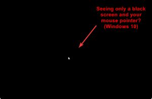 Windows Black Screen With Cursor Solved Driver Easy