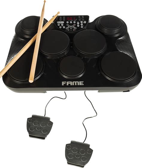 Uverbon Elektronisches Schlagzeug Set Tragbar Mit 9 Drum Pads