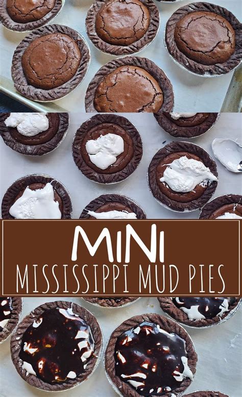 Mini Mississippi Mud Pies Portlandia Pie Lady Recipe Mississippi