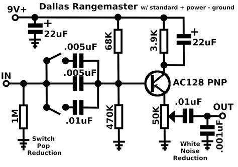 Brian May S Treble Booster Circuit Diagram