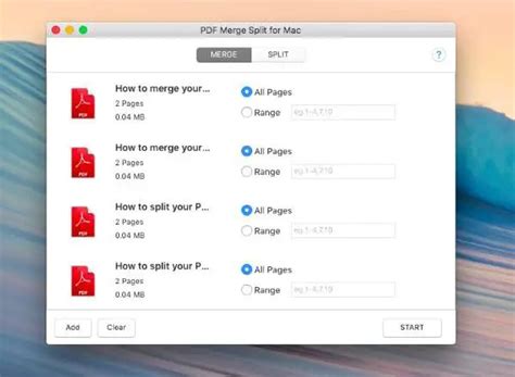 free pdf merger for mac to merge and split pdf files