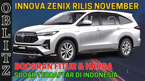 TOYOTA INNOVA ZENIX 2023 BOCORAN HARGA FITUR RILIS TAHUN INI YouTube