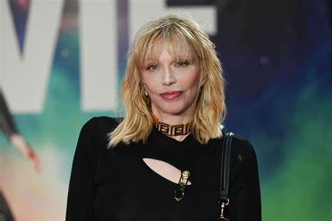 Courtney Love Gets Slick In All Black Fendace Look Footwear News