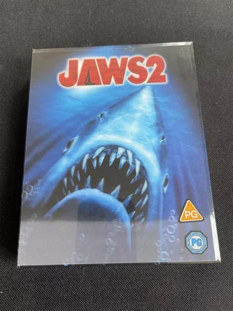 JAWS 2 4K Ultra UHD Blu Ray UK STEELBOOK Limited Deluxe Edition