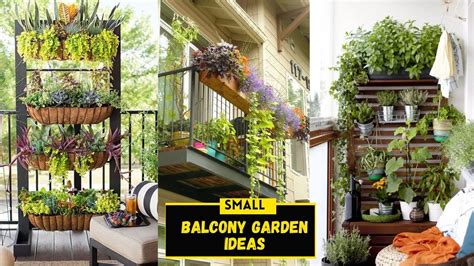 Small Balcony Garden Ideas YouTube