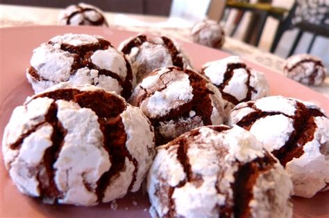 Crinkles Biscuit Craquelé au Chocolat La Cuisine de Micheline
