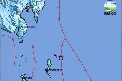 Gempa Bumi Dengan Magnitudo 6 3 Guncang Laut Tenggara Pulau Karatung