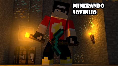 Minecraft Sobrevivendo Nerd Minerando Sozinho Youtube