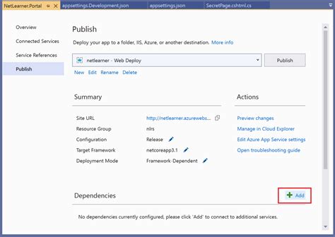 key vault for asp core 3 1 web apps wake up and code