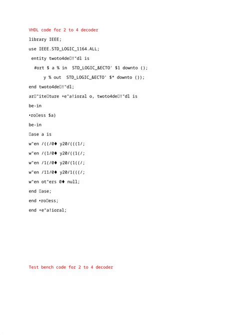 Doc All Vhdl Codes For Final Year Executed Dokumen Tips