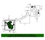 Mazda Splash Shield Driver S Side Lh Bckn