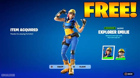 How To Get Explorer Emilie Skin Explorer Emilie Lego Skin Now Free In