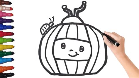 How To Draw Cocomelon Logo Easy Drawing And Painting Cocomelon For