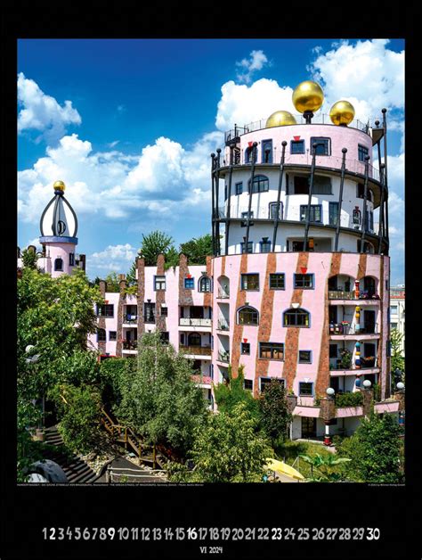 Hundertwasser Architektur Kalender Vom W Rner Verlag Kaufen
