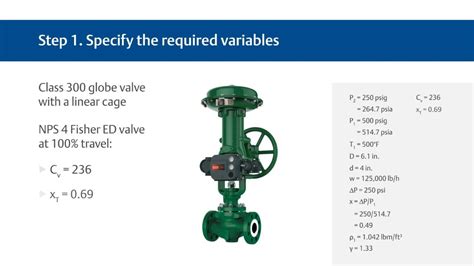 How To Size A Control Valve For Compressible Fluid Fisher Emerson