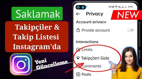 Instagram Takip Takipçi Listesi Nasıl Gizlenir Yeni Güncelleme