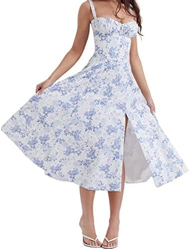 G Sto Wyra Enie Higgins Sukienka W Kwiaty Midi Amazon Zabi