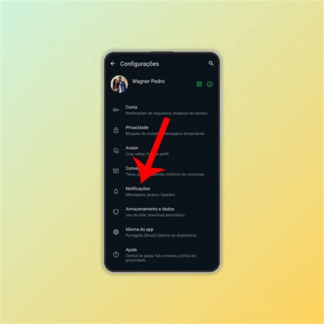 Como alterar o som de notificação do WhatsApp