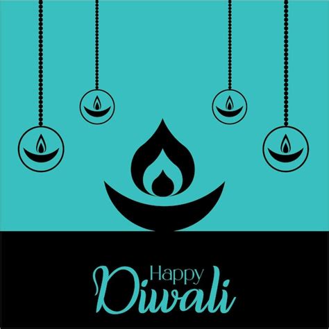 Feliz Festival De Luces Diwali Vector Premium