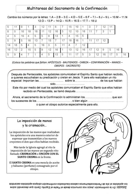 Recursos Catequesis Sacramento Confirmación Los sacramentos