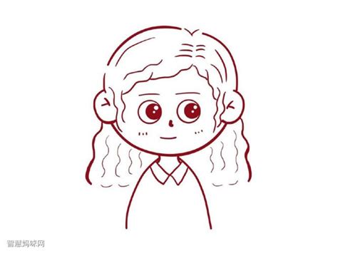 女生的头发怎么画才能画的漂亮又简笔画 简笔画图片大全 蒲城教育文学网