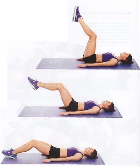 Elevación de piernas Elevaciones de piernas Ejercicios abdominales