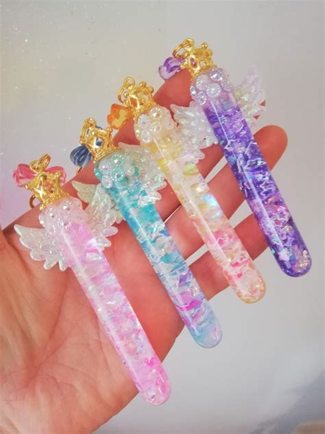 Kawaii Magic Bottle Shaker Keychain Cute Shaker Charm Etsy