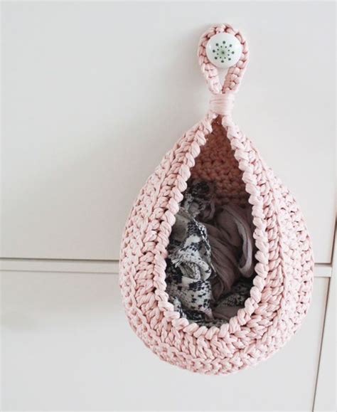 Patron Panier Suspendu Au Crochet