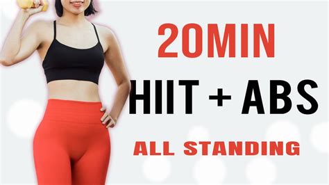 20 MIN INTENSE CARDIO HIIT ABS Workout ALL STANDING No Equipment