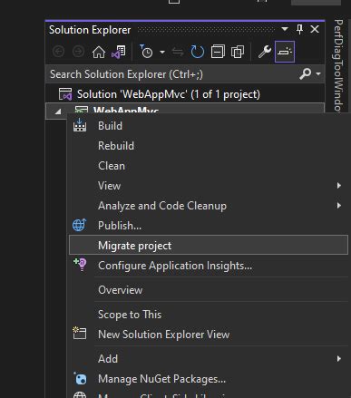 Migrating From ASP NET To ASP NET Core In Visual Studio