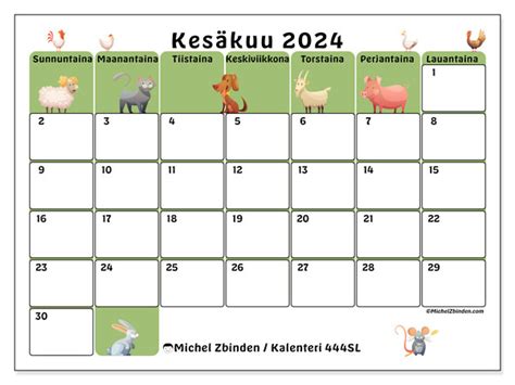 Kalenteri kesäkuu 2024 444SL Michel Zbinden FI