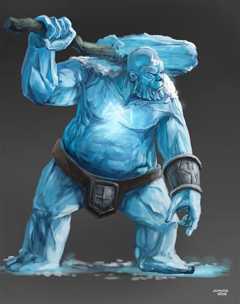 Frost Giant Juanco Creature Concept Art Monster Concept Art