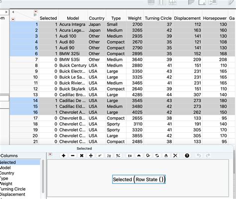 how to plot subset of rows together with different subset of same rows jmp user community