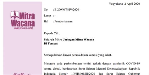 Contoh Notis Pemberitahuan Kepada Pekerja 8 Contoh Surat Edaran Resmi