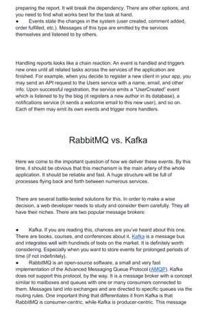 Rabbitmq In Microservice Architecture Docx