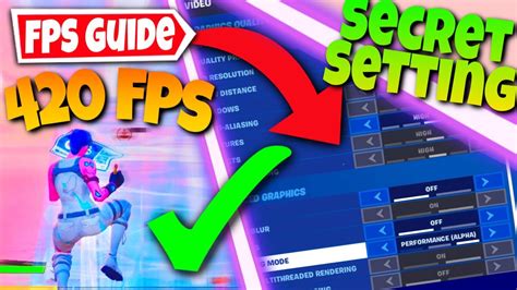 3 SECRET Ways To BOOST FPS In Fortnite Fix Stutters FPS Drops