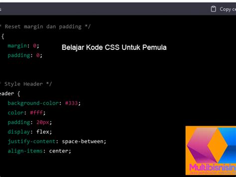 tutorial css untuk pemula belajar menggunakan propert