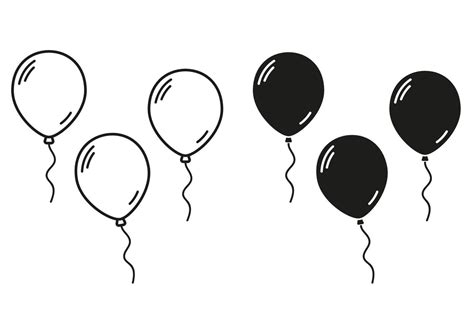 Plano Simple Icono De Globo Blanco Y Negro Ilustraci N Vectorial Imagen