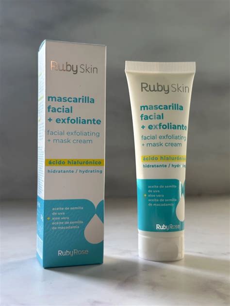 Mascarilla Facial Exfoliante Cido Hialur Nico Ruby Rose