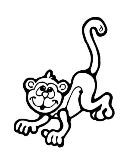 Dibujos Para Colorear De Monos Gratis Monos Dibujos Para Colorear